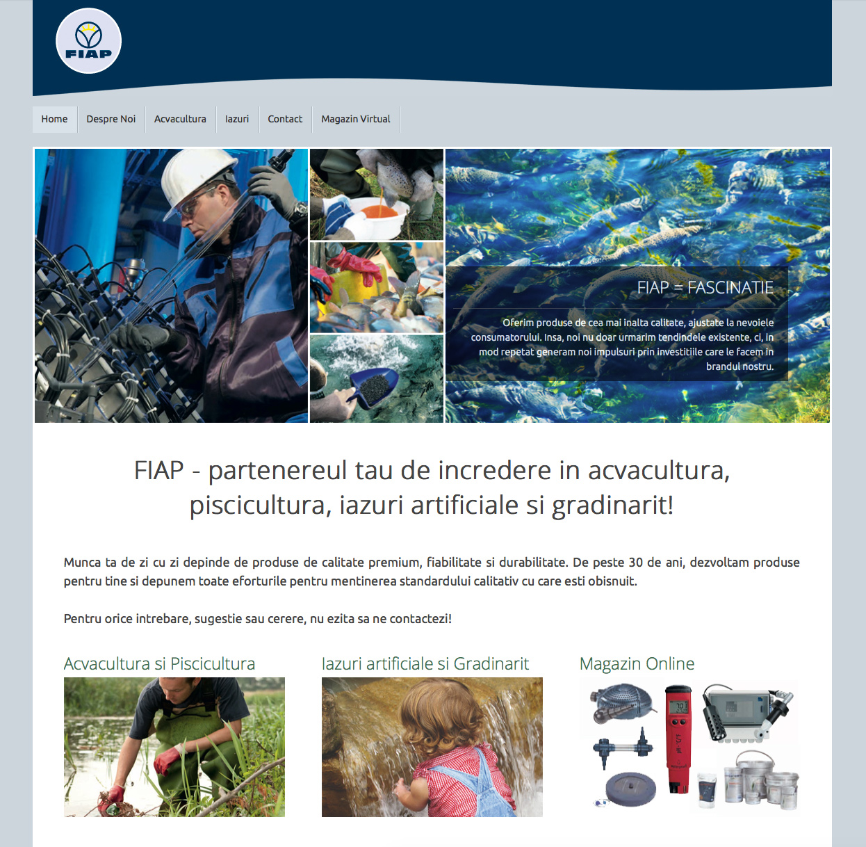 Noul Website FIAP Romania - Fiap